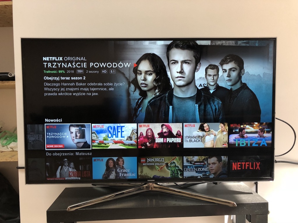 Telewizor Samsung ue48h6400 stan idealny pilot 3D 7386151824 oficjalne archiwum Allegro