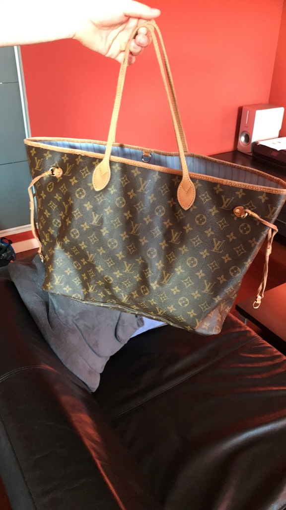 Torebka Louis Vuitton Neverfull GM, St. Moritz - 7200592592 - oficjalne archiwum Allegro
