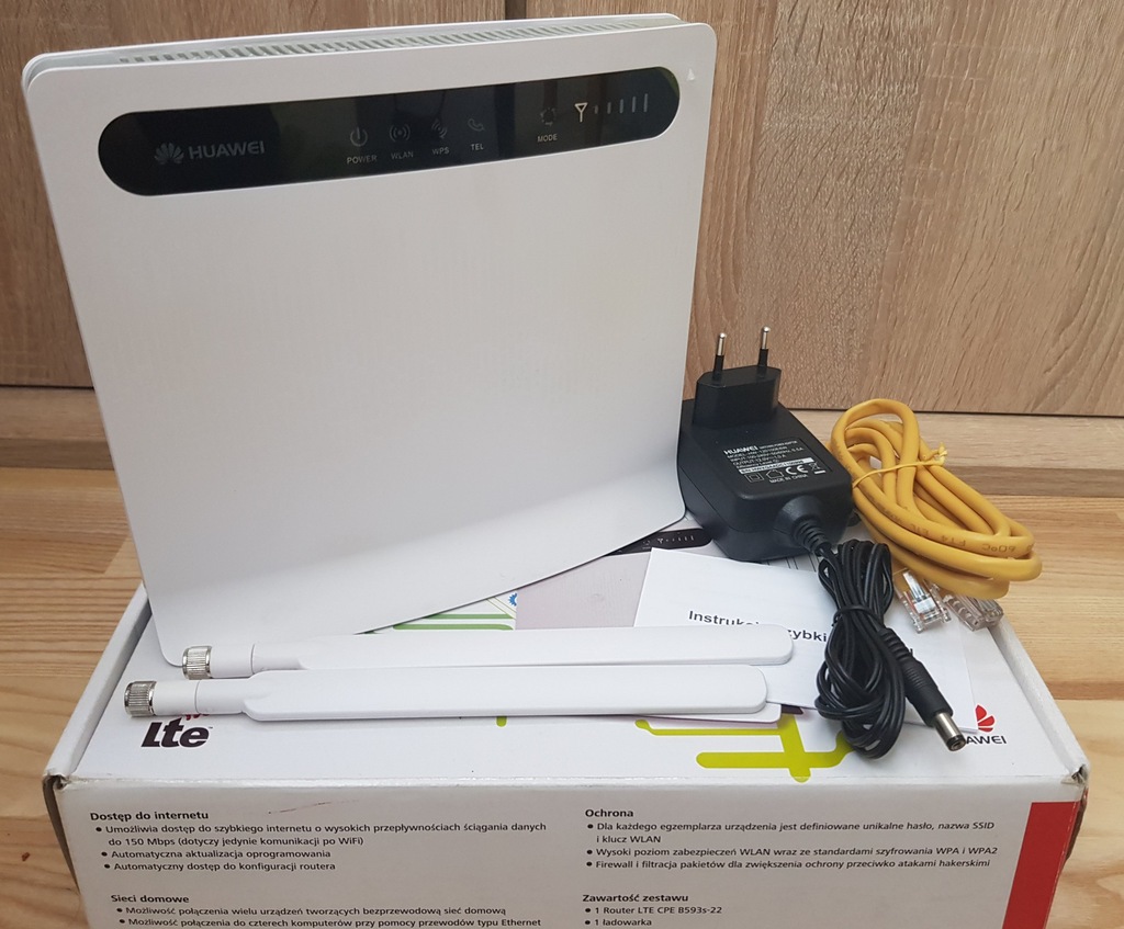 Router Huawei LTE CPE B593 s-22 + Anteny - 7209023108 - oficjalne ...