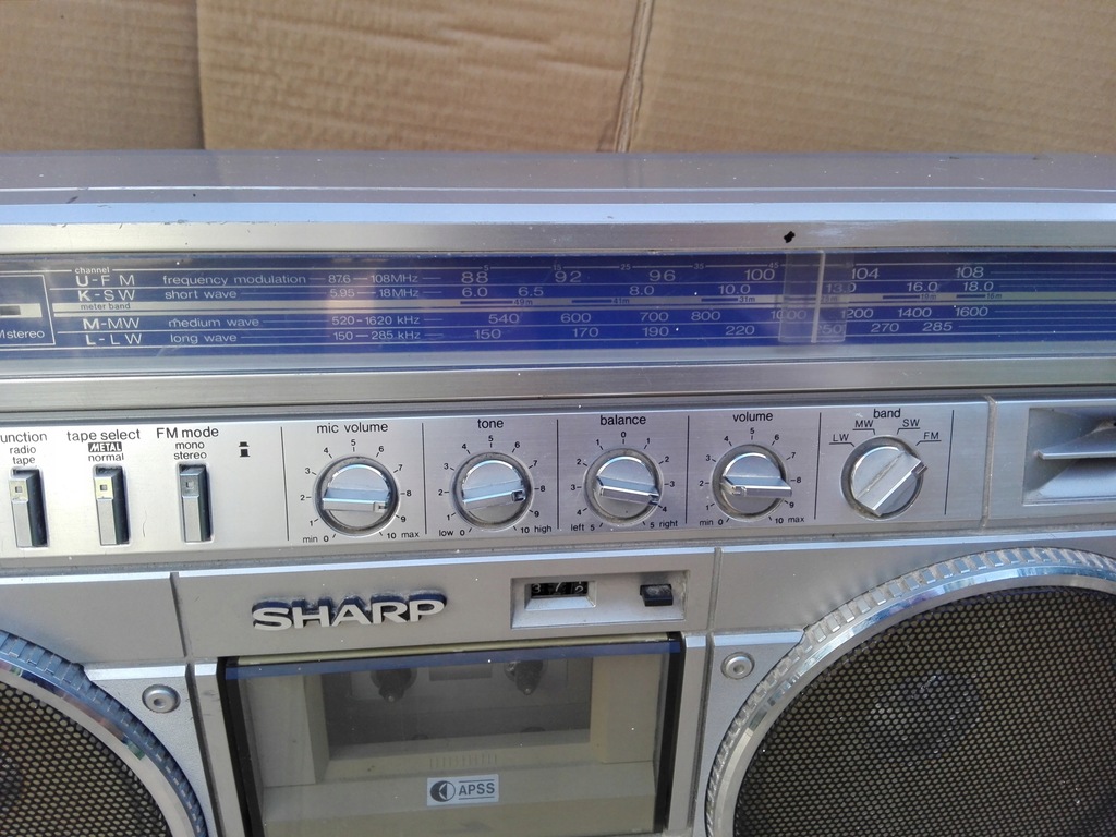 RADIOMAGNETOFON SHARP GF-8787 BOOMBOX - 7476466054 - oficjalne archiwum ...