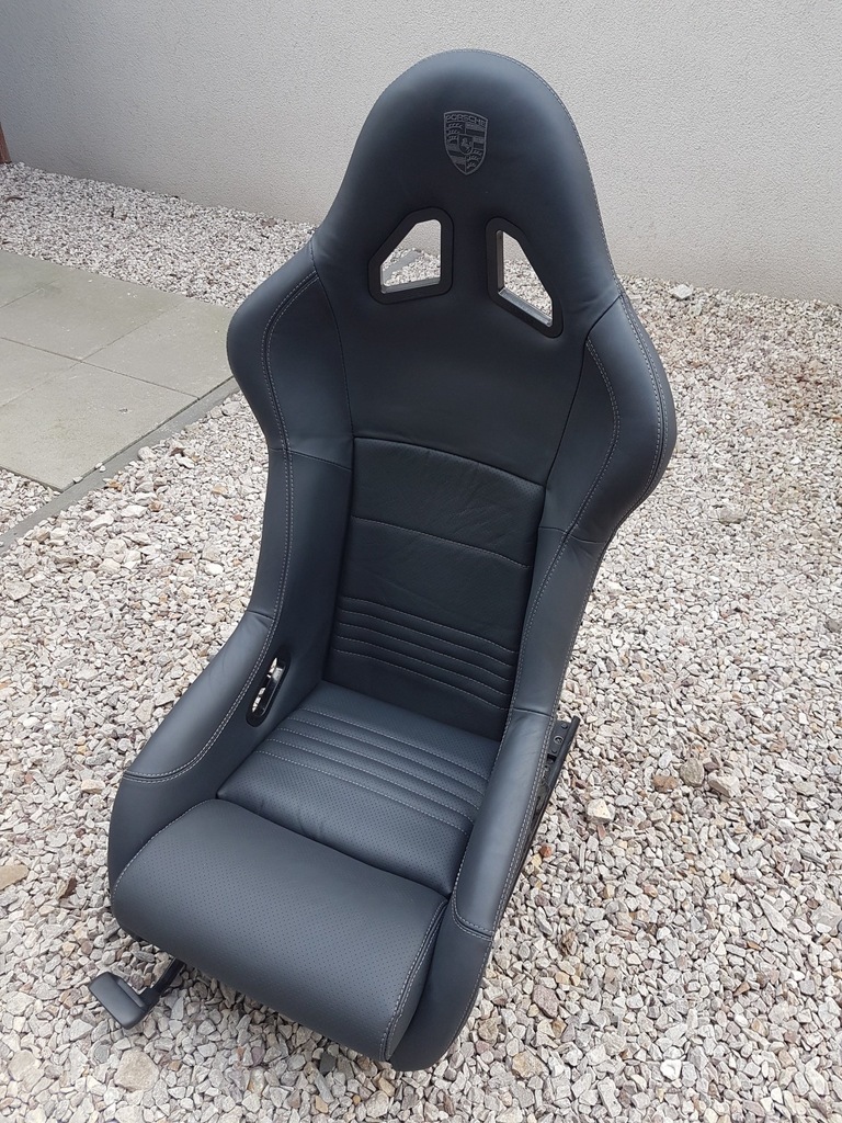 Fotel kubełkowy PORSCHE 996 / 986 - SKÓRA - RECARO - 7472866246 ...