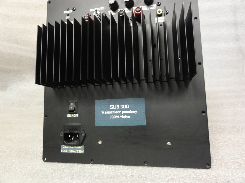 Panel 280W RMS - wzmacniacz do subwoofera - 7746476575 - oficjalne archiwum Allegro