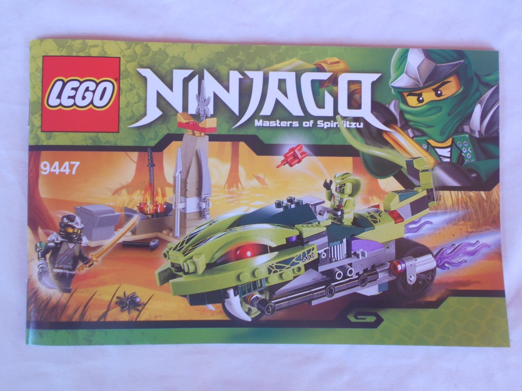 Instrukcja LEGO Ninjago Lasha's Bite Cycle 9447 - 6966730872 ...