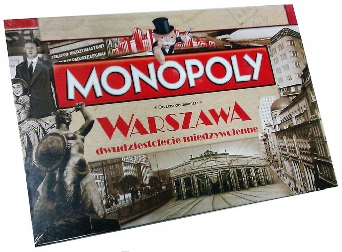 Monopoly Warszawa Retro Dwudziestolecie PL B6125 - 7010059749 ...