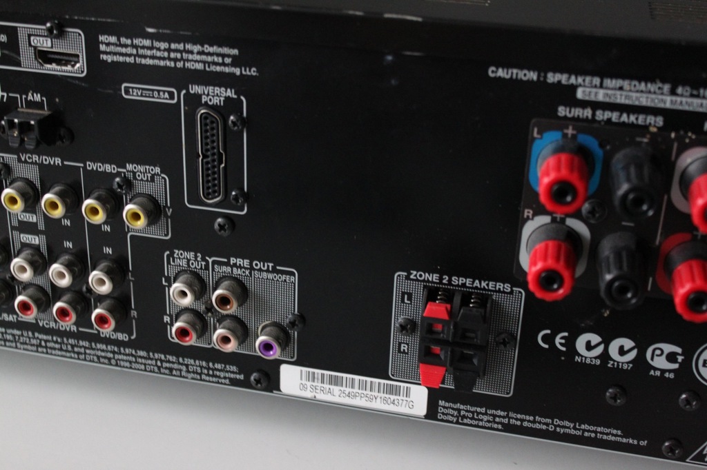 Amplituner Onkyo TX-SR507 5.1 HDMI PILOT BLUETOOTH - 7156070722 - oficjalne archiwum Allegro