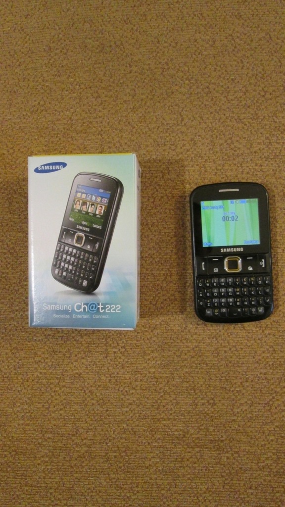 SAMSUNG Chat 222 z klawiaturą czarny SUPER Stanie! - 7528962313 ...