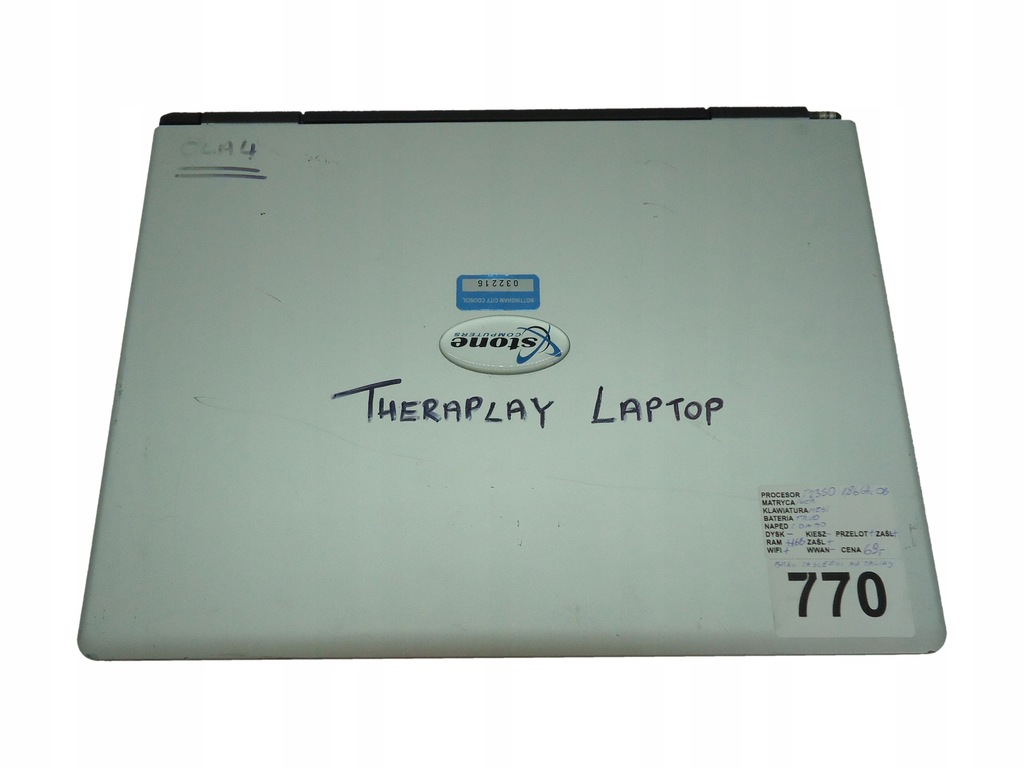 LAPTOP STONE COMPUTERS MR052 (770) - 7549922875 - oficjalne archiwum ...
