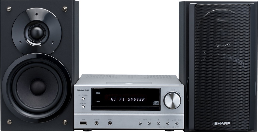 SHARP XL-HF301 SILVER CD, MP3, USB JMSYSTEM OLKUSZ - 7340653368 ...