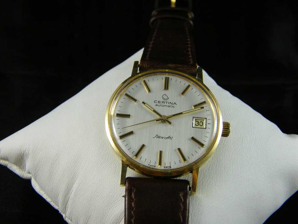 CERTINA NEW-ART AUTOMATIC ZŁOTO 18K Pr 0.750 - 7503884251 - oficjalne archiwum Allegro