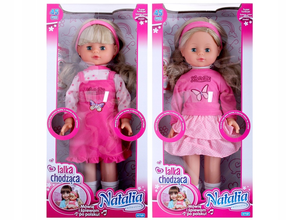 NATALIA Lalka Chodząca CHODZI i ŚPIEWA 45cm - 6831793738 - oficjalne ...