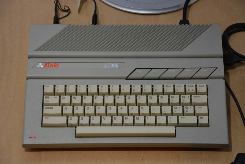 Atari 65XE + magnetofon SIO2SD +JOYSTICK +ZASILACZ - 7416051478 - oficjalne archiwum Allegro