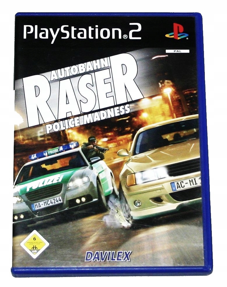 Autobahn Raser Police Madness gra na Playstation 2 - 6993628726 ...