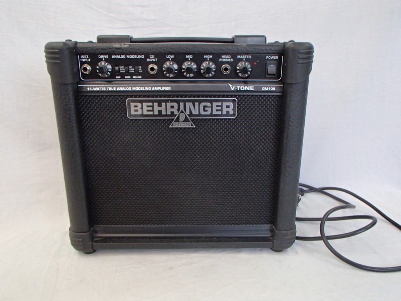 Wzmacniacz gitarowy Behringer V-Tone GM108 15W - 7375753138 - oficjalne ... Wzmacniacz gitarowy Behringer V-Tone GM108 15W - 7375753138 - oficjalne ...