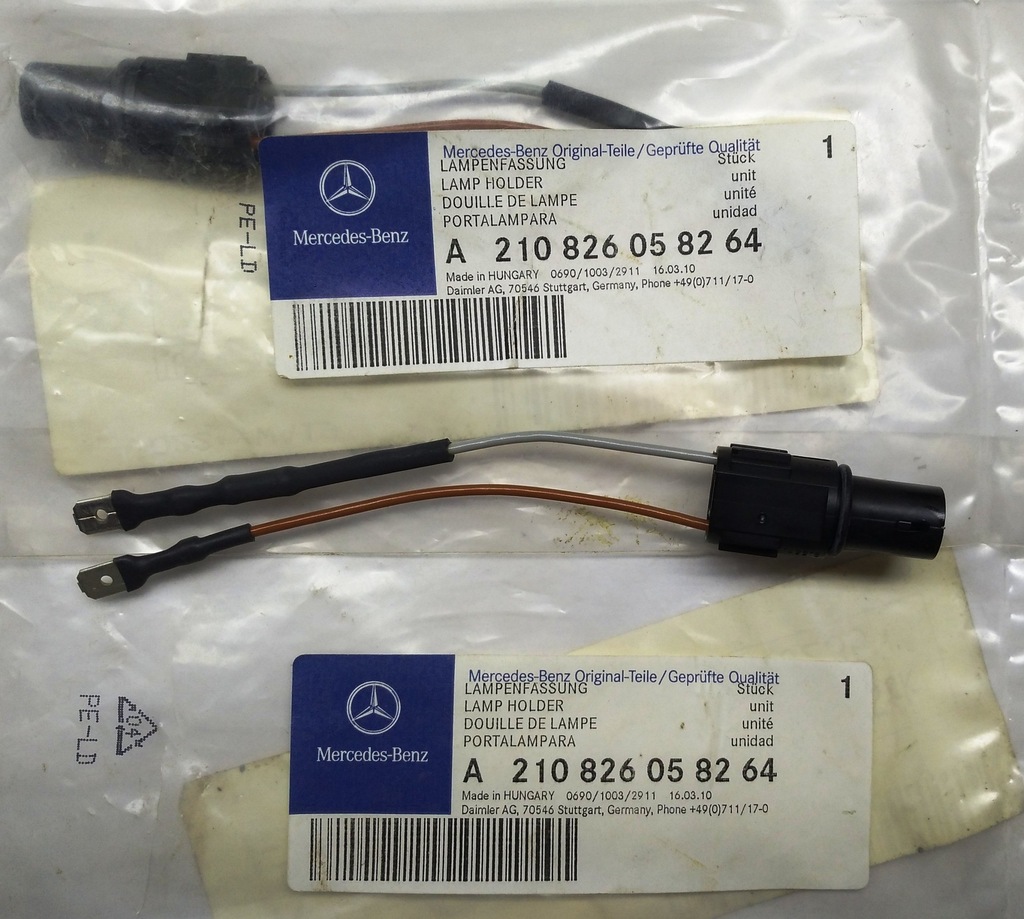 Mercedes W210 oprawka żarówki postojowej. - 7085724787 - oficjalne ...