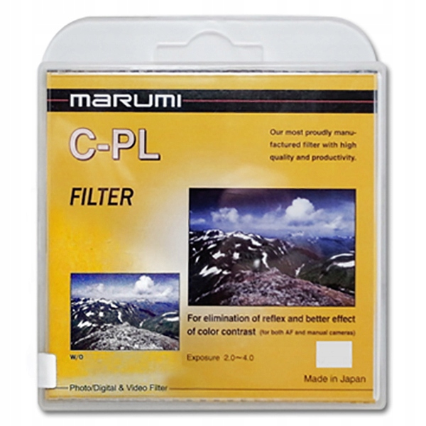 FILTR POLARYZACYJNY KOŁOWY MARUMI CPL 55mm Japan - 6881834531 ...