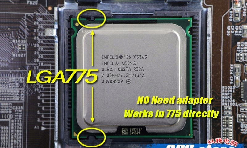 Intel XEON X3363 4x2.83GHz/12M/1333Mhz/CPU -LGA775 - 7514321903 ...