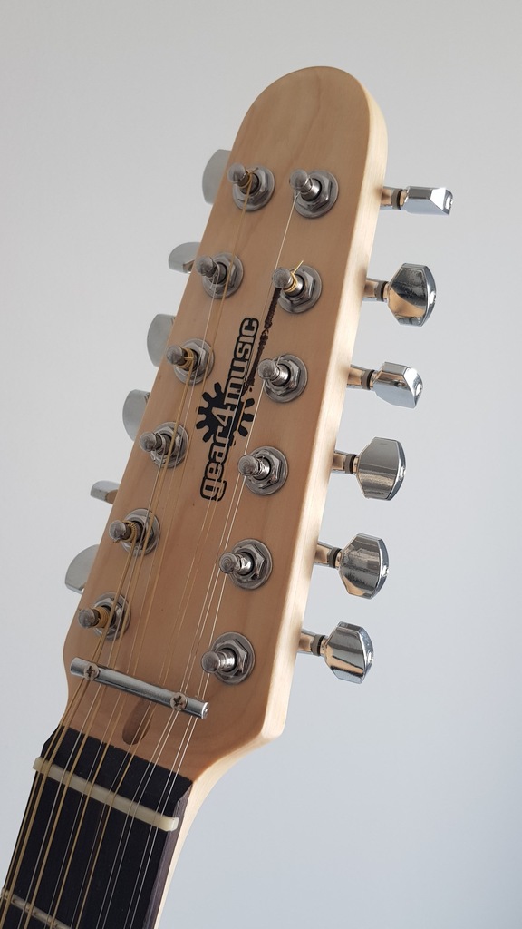 Gitara elektr. 12 strunowa z pokrowcem jak nowa - 7248577477 ...