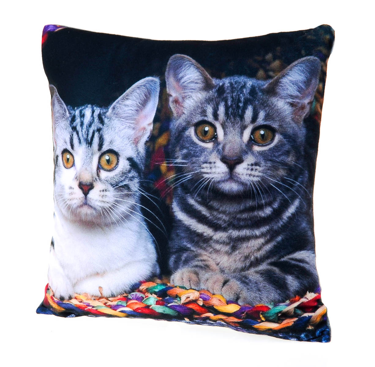 PODUSZKA KOT 13 KOTEK Z ZIELONYMI OCZAMI POSZEWKA 7067984379 - Allegro.pl