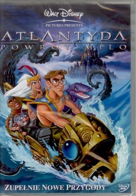 ATLANTYDA 2 - POWRÓT MILO Bajka DISNEY DVD+Dodatki - 7271228218 ...