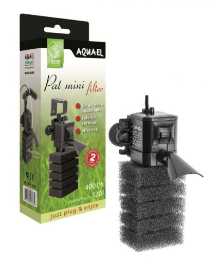 AQUAEL PAT MINI FILTR WEWNĘTRZNY 400L/H AKWARIUM 11494625342 - Allegro.pl
