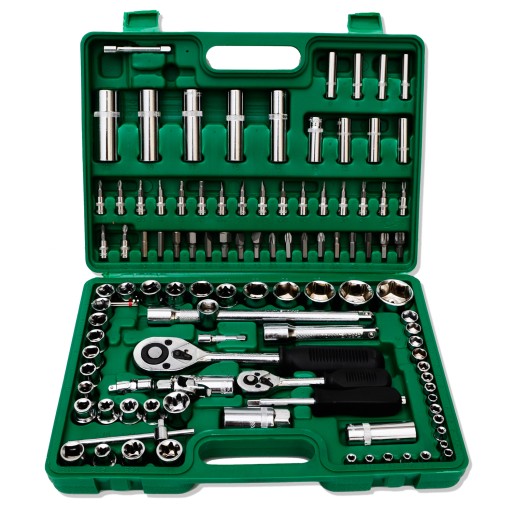 ZESTAW KLUCZY NASADOWYCH KLUCZE NASADOWE 108 EL. 5905764674366 za 144.44PLN z Zawiercie ...